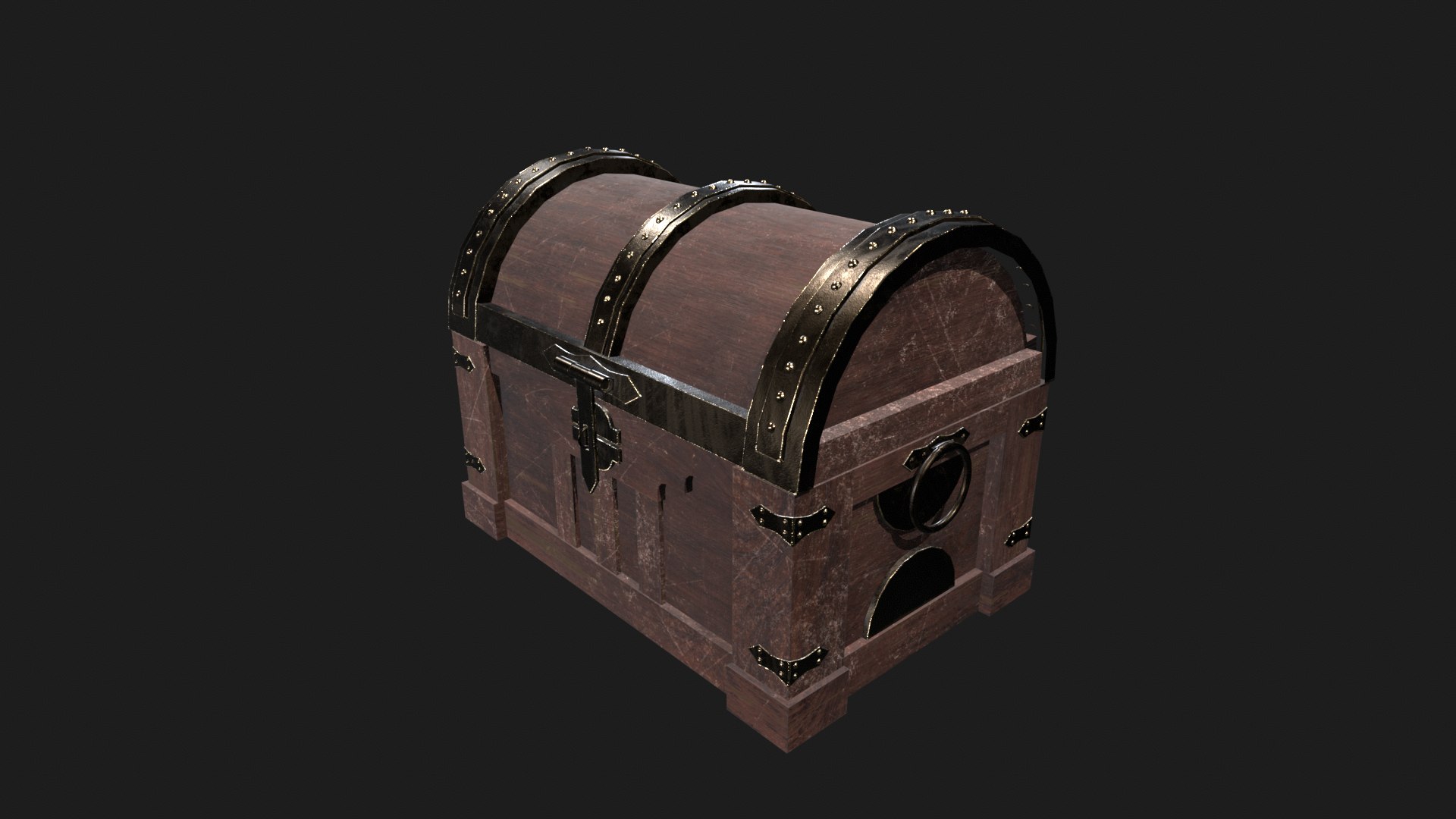 3D Model Medieval Treasure Box 03 - TurboSquid 2326145