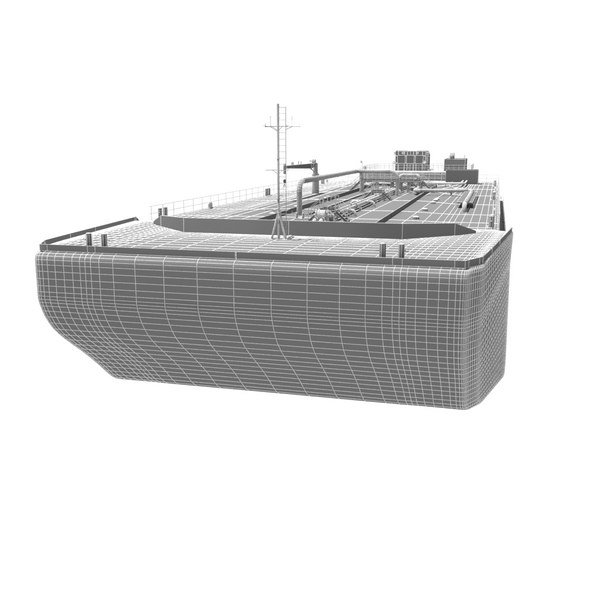 3d huge barge model