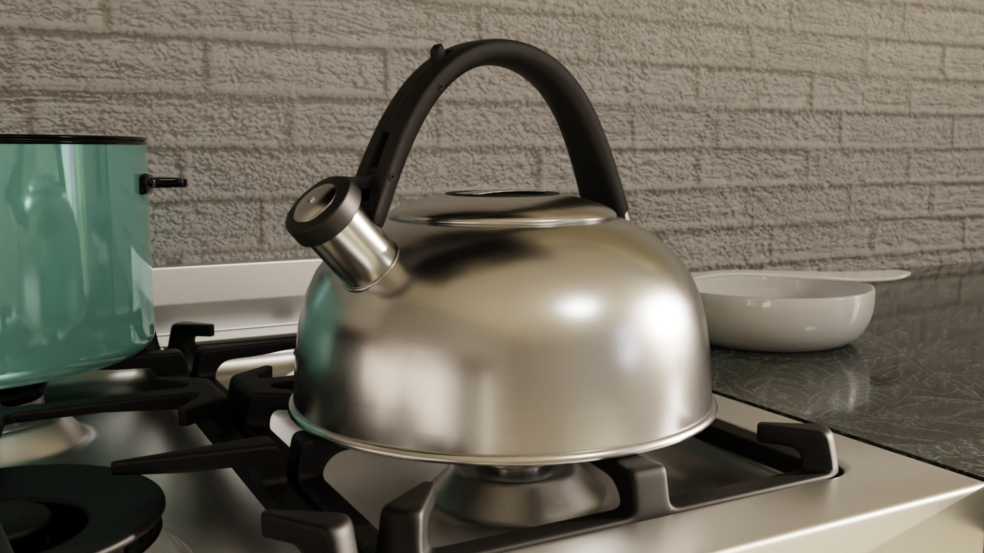 Lowpoly Kettle model - TurboSquid 1874305