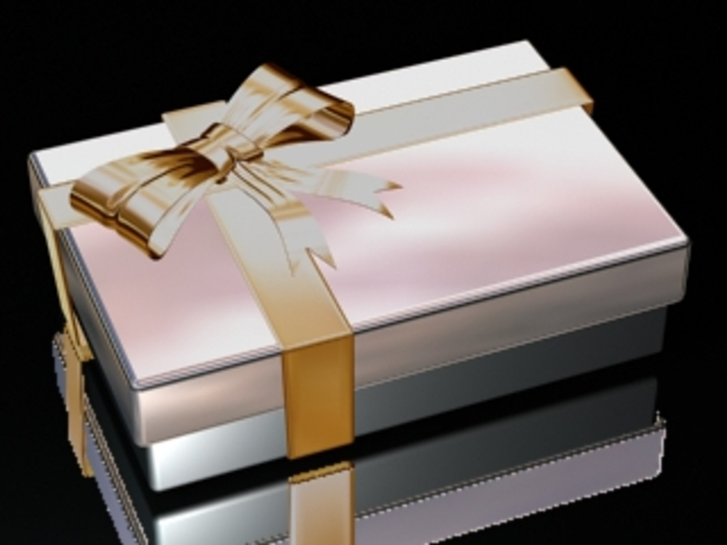 present box ribbon 3d model