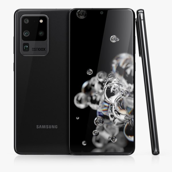 modelo 3d Samsung Galaxy S20 Ultra Negro - TurboSquid 1512086