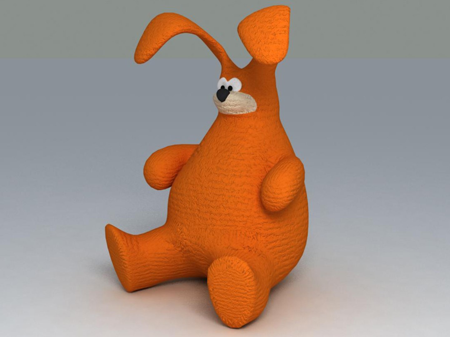 Toy Bunny 3d Model