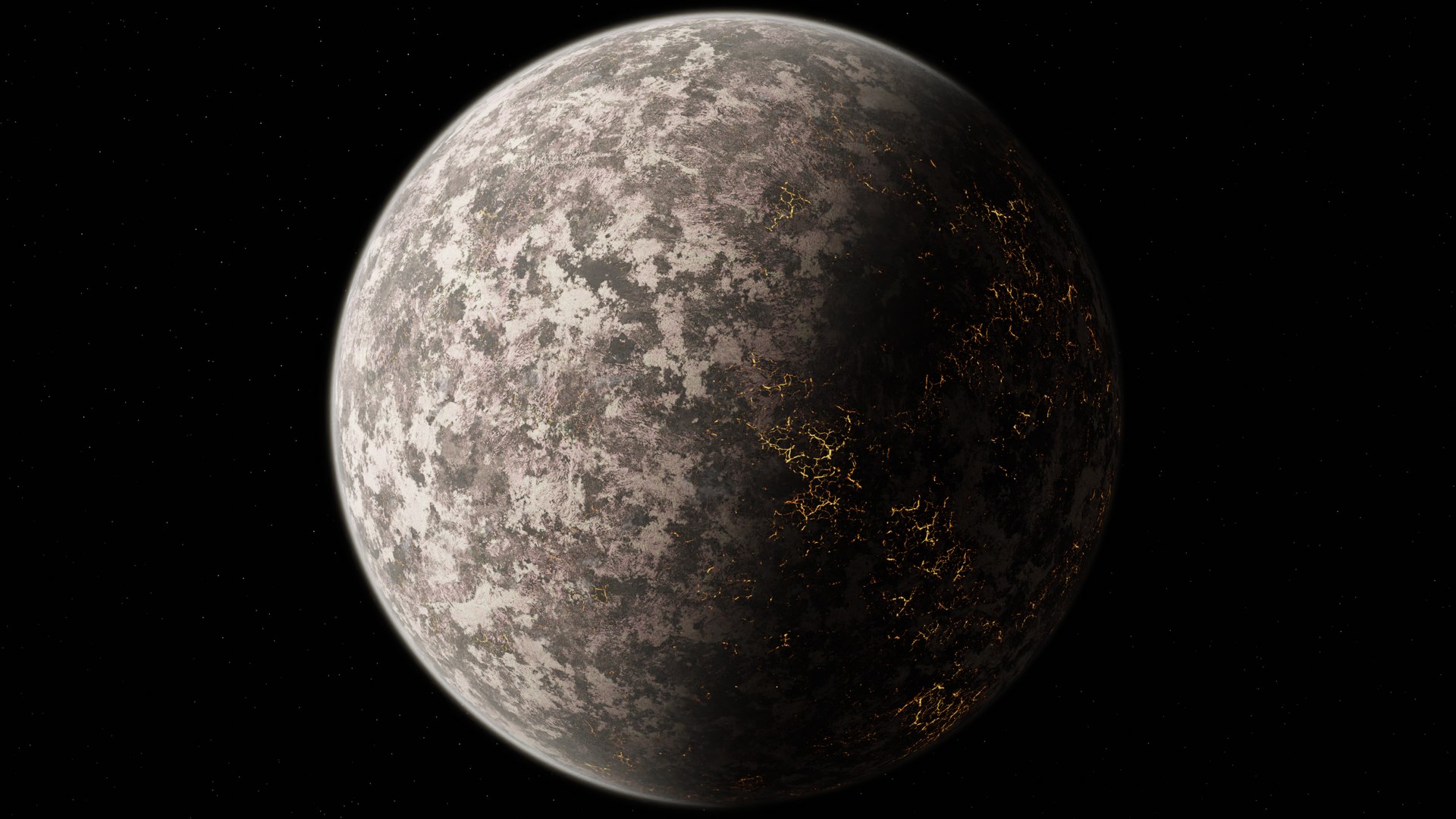 8K Fictional Magma Planet 7 3D Model - TurboSquid 1931023
