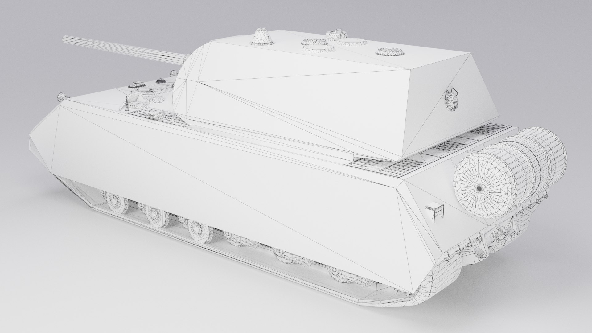 Maus Tank - Game-Ready - RIGGED - LOW-POLY 3D model - TurboSquid 1753721