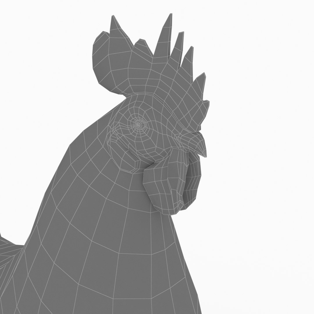 3D Rooster - Model - TurboSquid 1441023