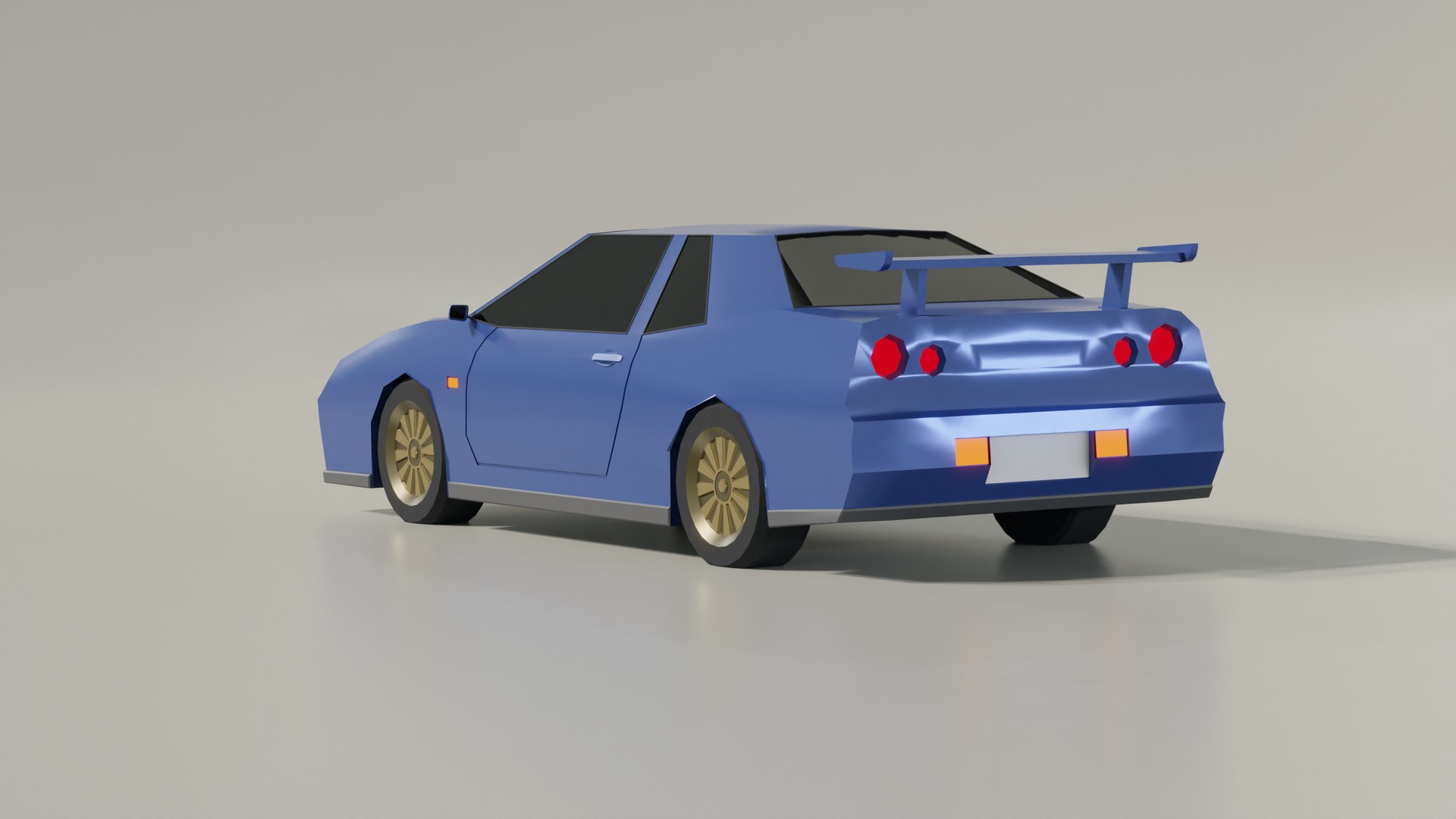 3D Nissan Skyline R34 Low Poly - TurboSquid 2167579