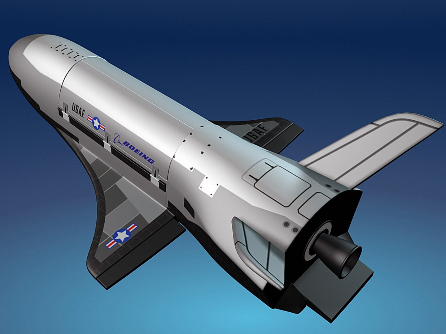 X-37b X 37 B 3d Model