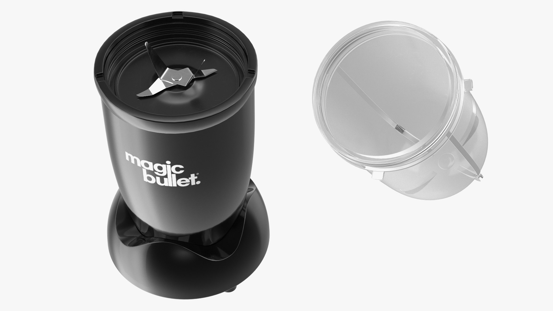 3D Personal Blender Magic Bullet Black Model - TurboSquid 2139801