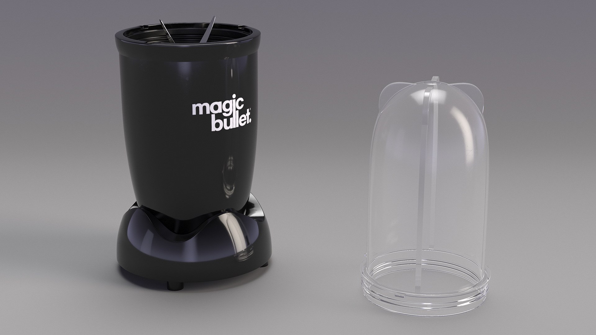 3D Personal Blender Magic Bullet Black Model - TurboSquid 2139801