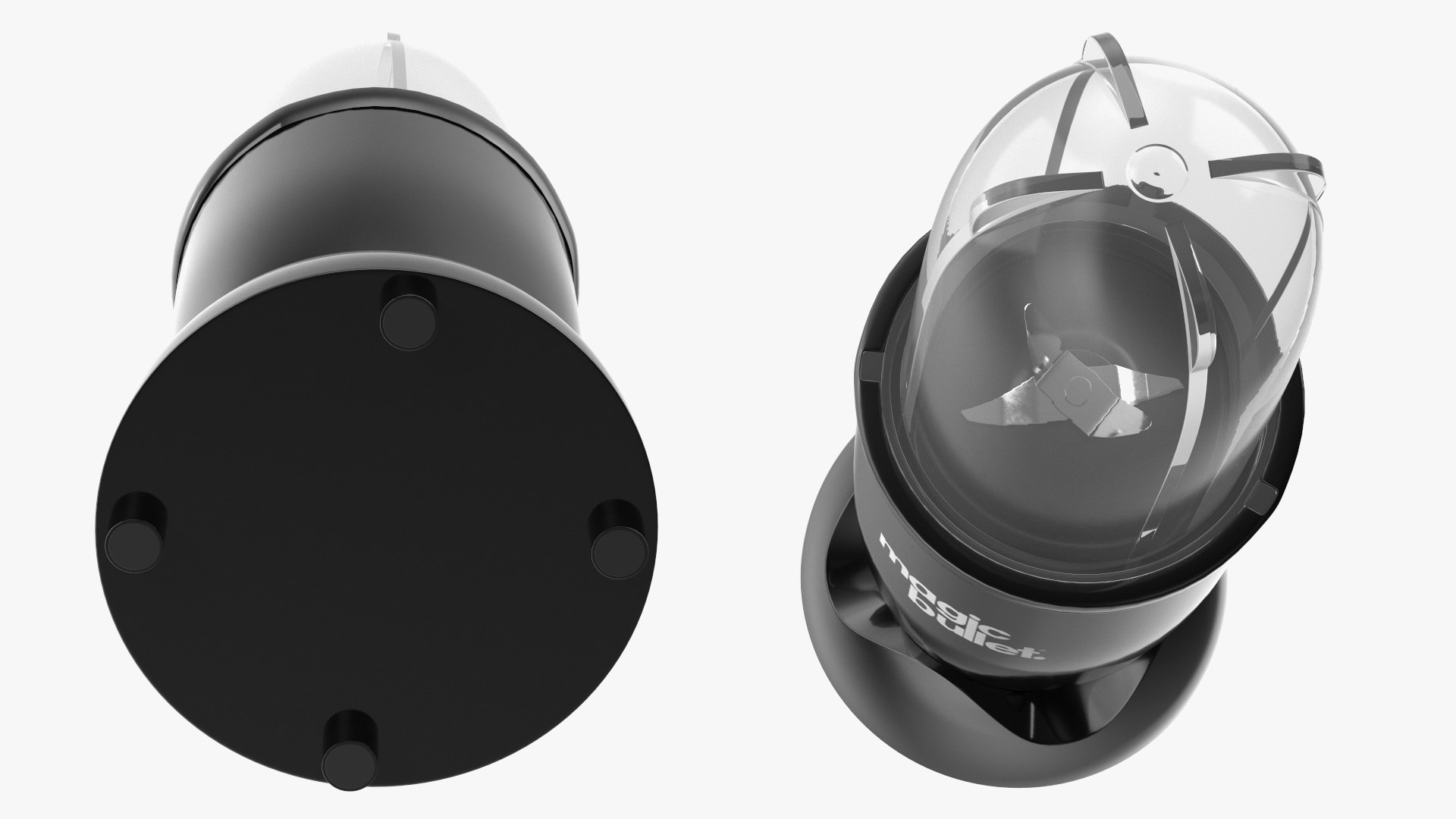 3D Personal Blender Magic Bullet Black Model - TurboSquid 2139801