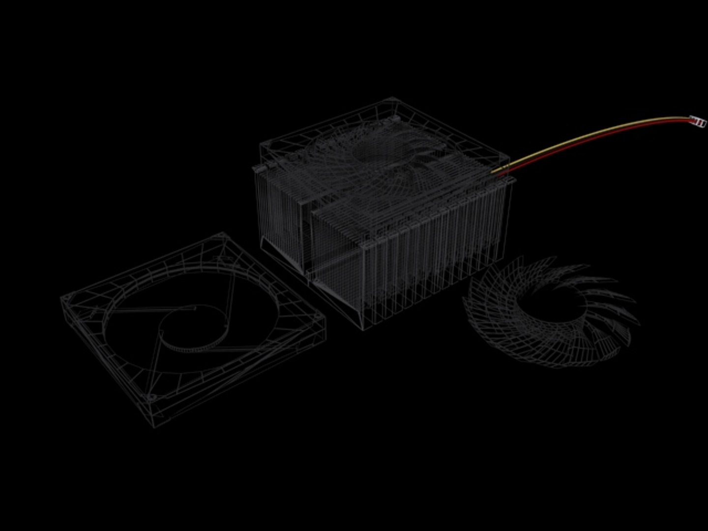 Amd Am2 Processor Cooler 3d Model