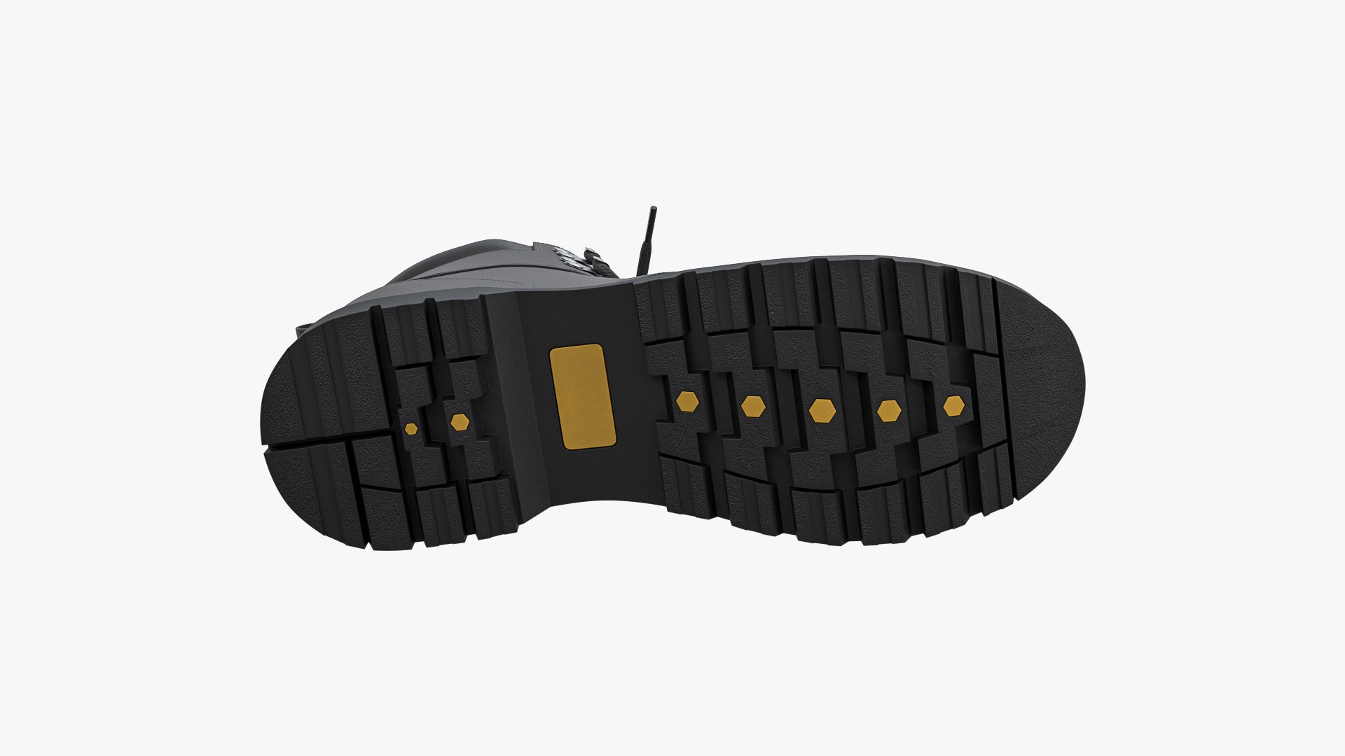 3D Steel Toe Work Boots Model - TurboSquid 1707817