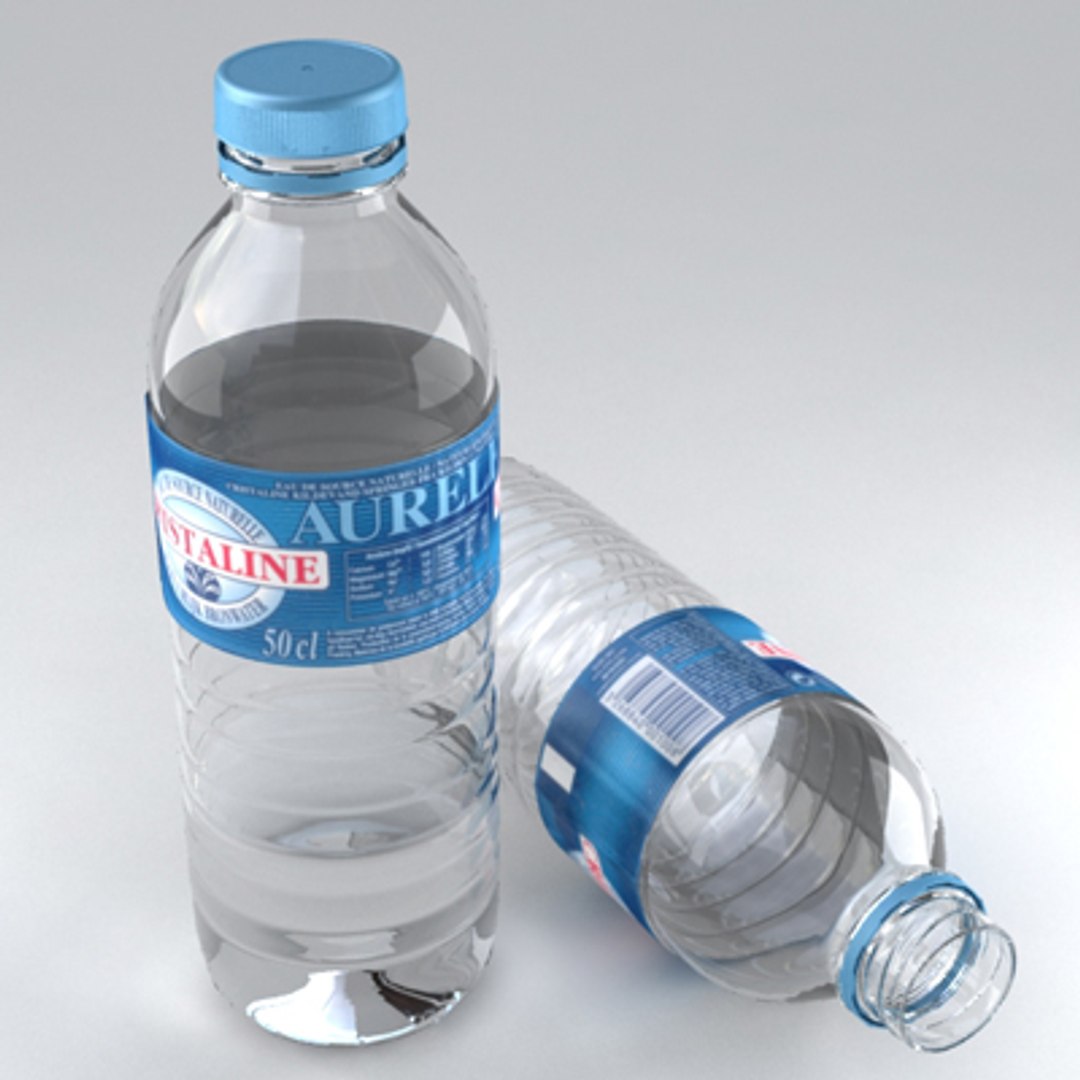 Bottle Water 3d Model