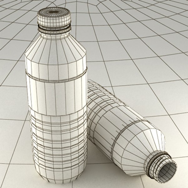 bottle water 3d model