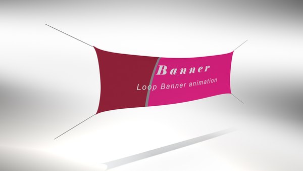 Flags banner 9 loop animation 3D - TurboSquid 1694733