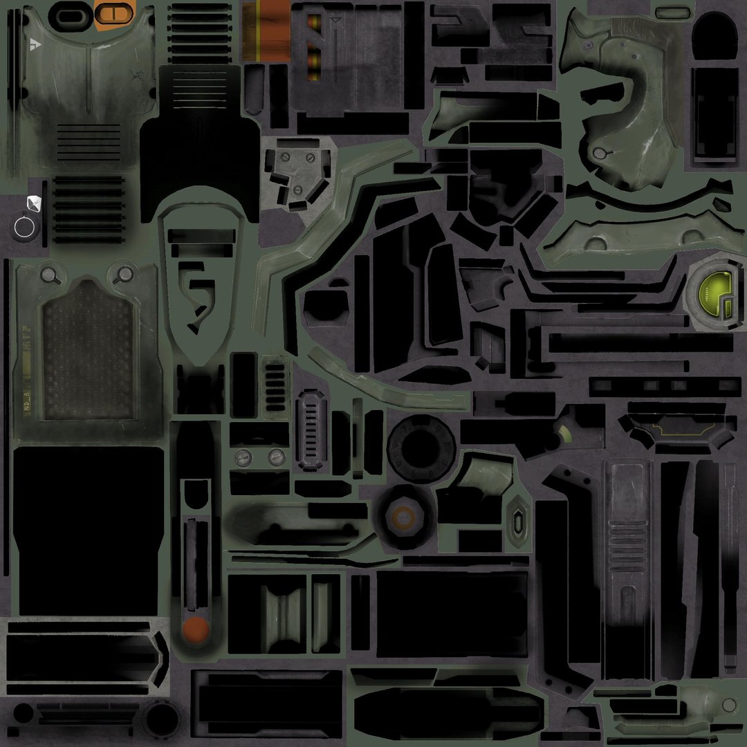 Burst Gun 3D Model - TurboSquid 2350562