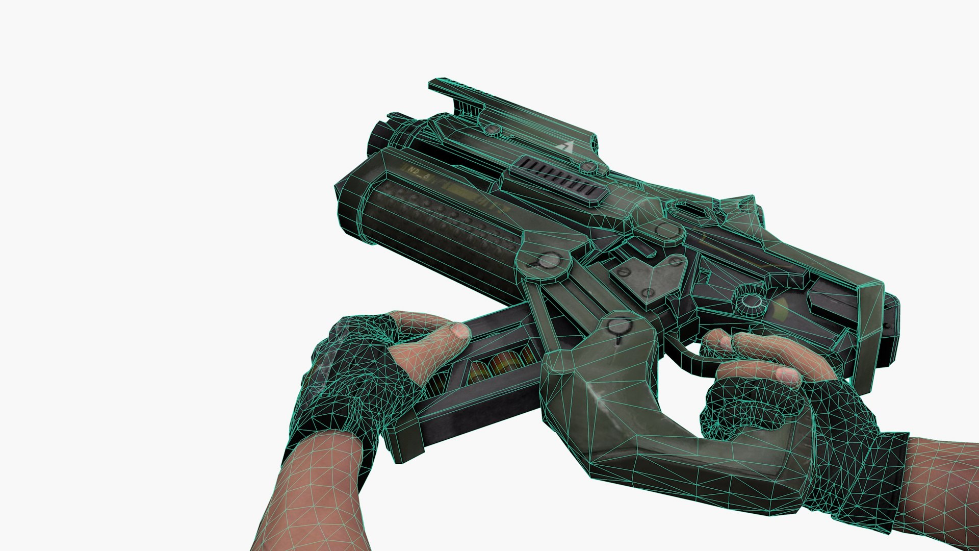 Burst Gun 3D Model - TurboSquid 2350562