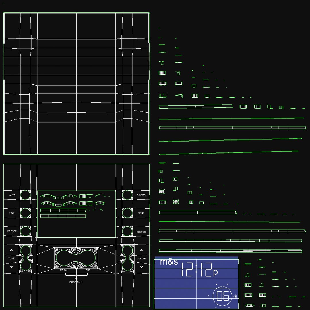 3d Model Indoor Intercom