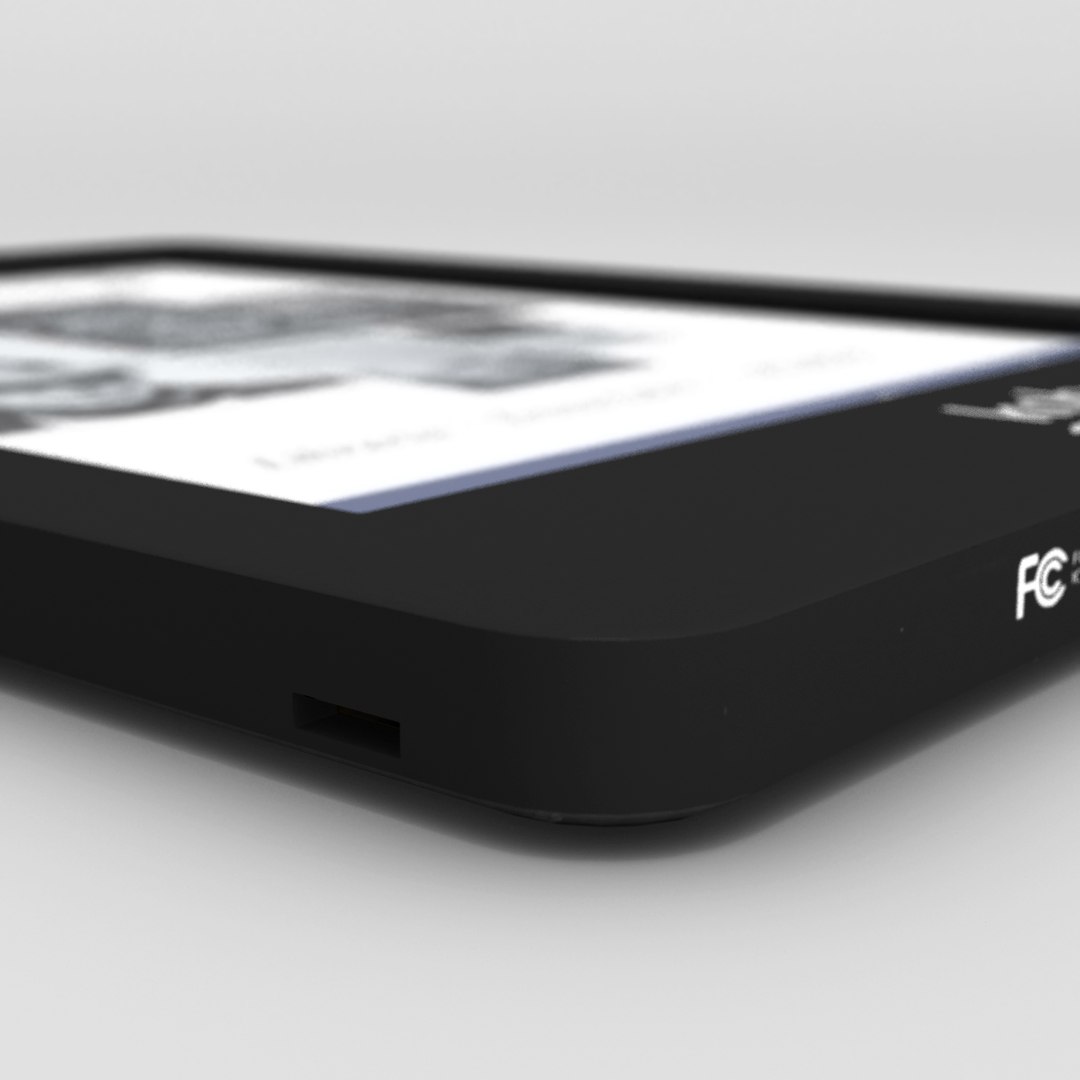 Kobo Glo Ebook Reader 3d 3ds