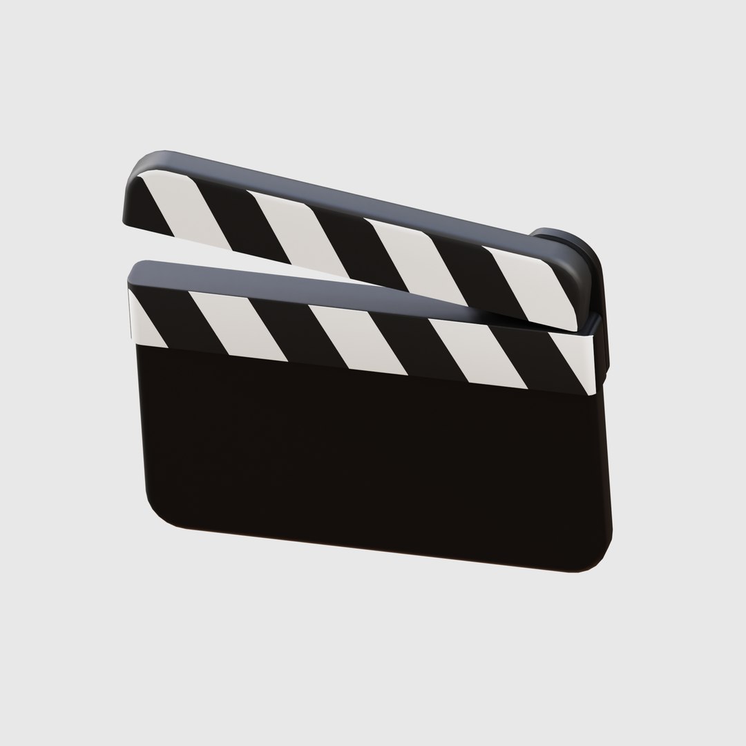 3D Model Movie Clapper 3D Illustration - TurboSquid 2232019
