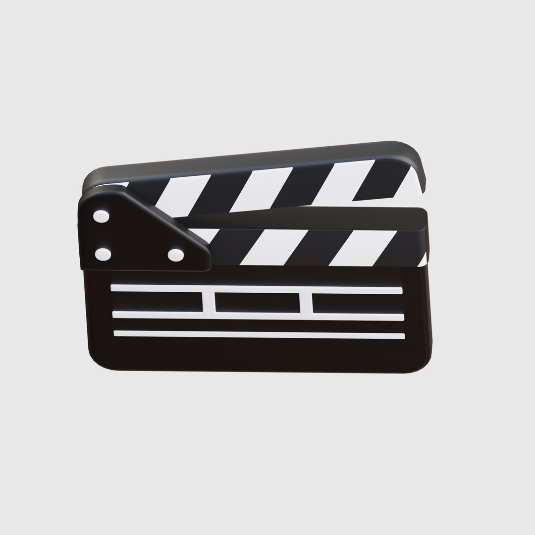 3D Model Movie Clapper 3D Illustration - TurboSquid 2232019
