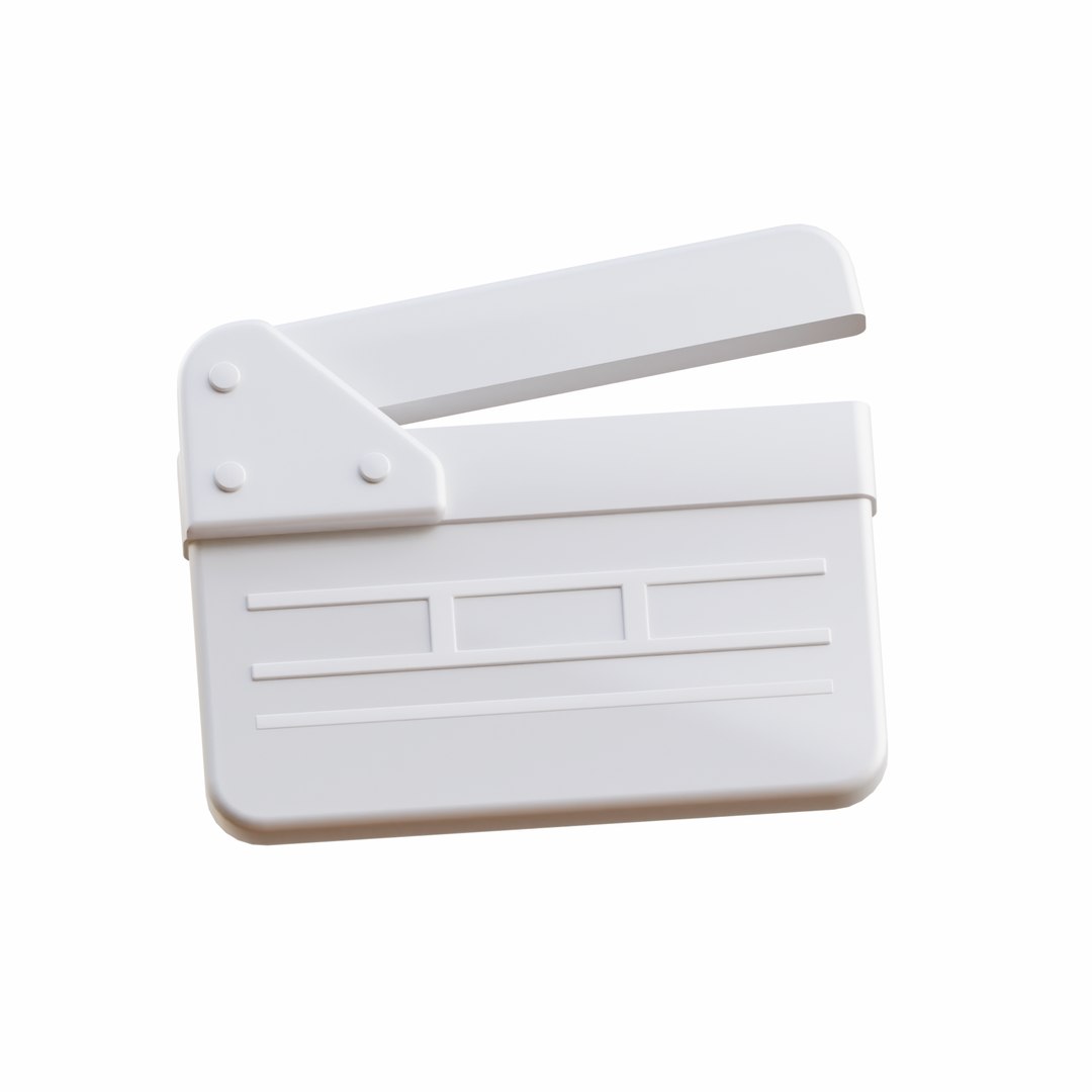 3D Model Movie Clapper 3D Illustration - TurboSquid 2232019