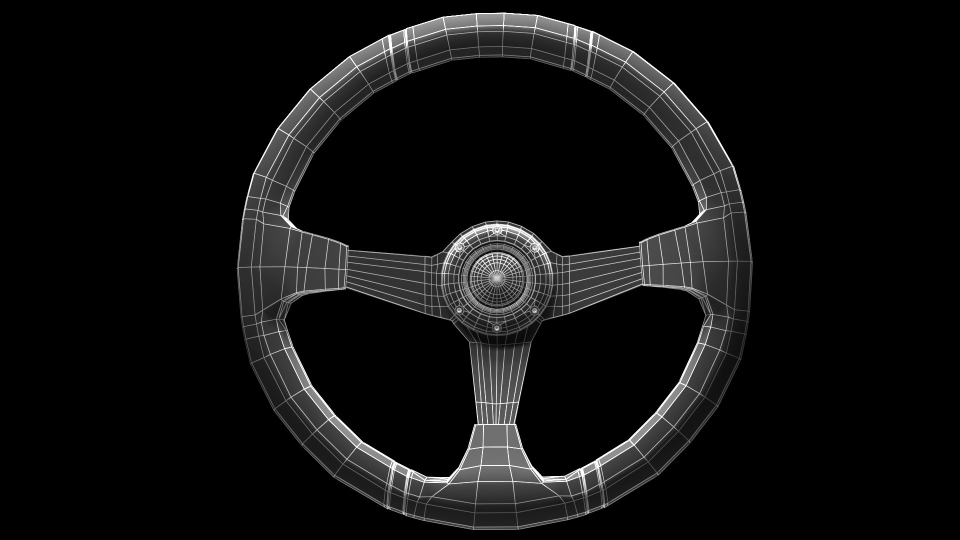 Sports Car Steering Wheel 3D Model - TurboSquid 2297670