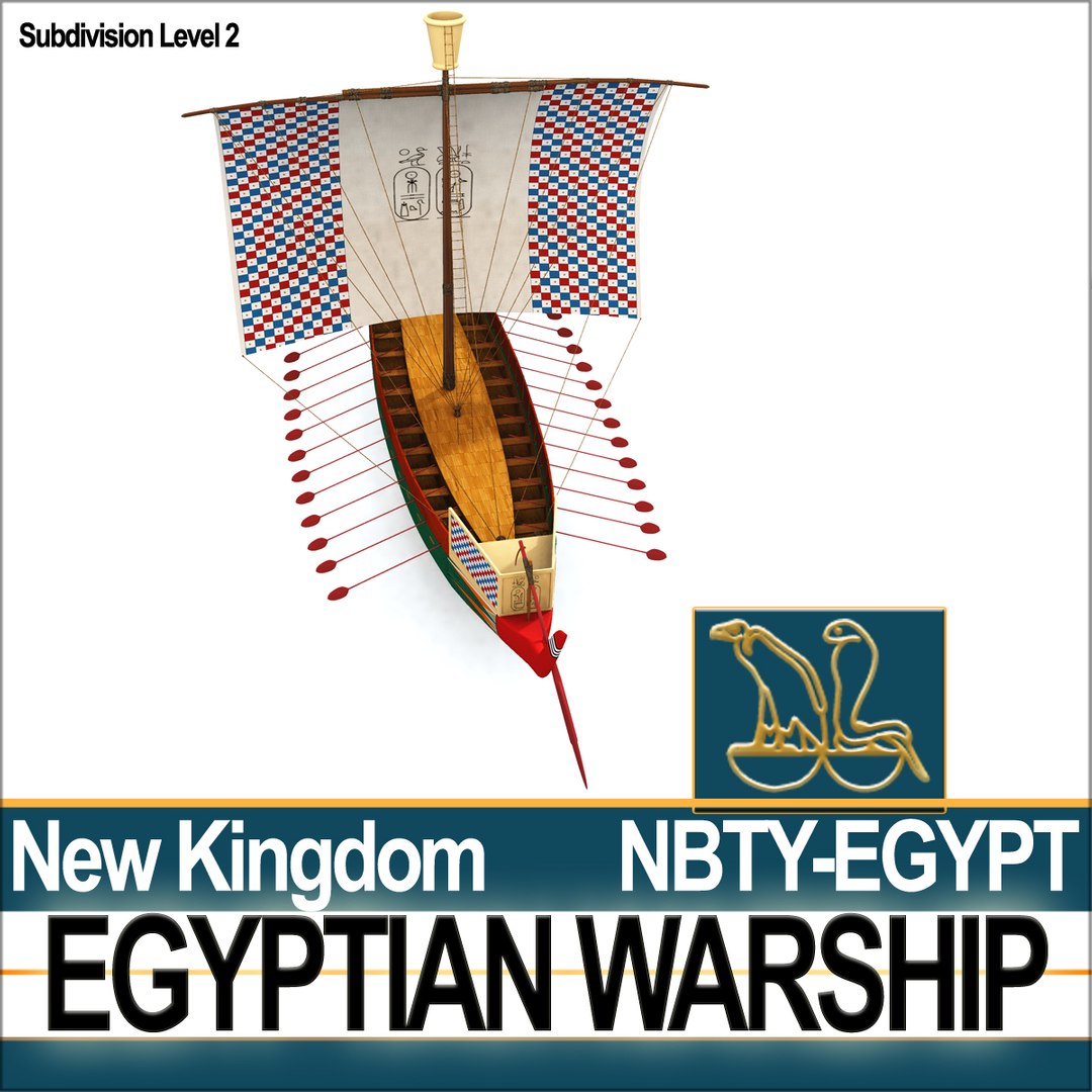 3d Model Ancient Egypt Warship Kepnet