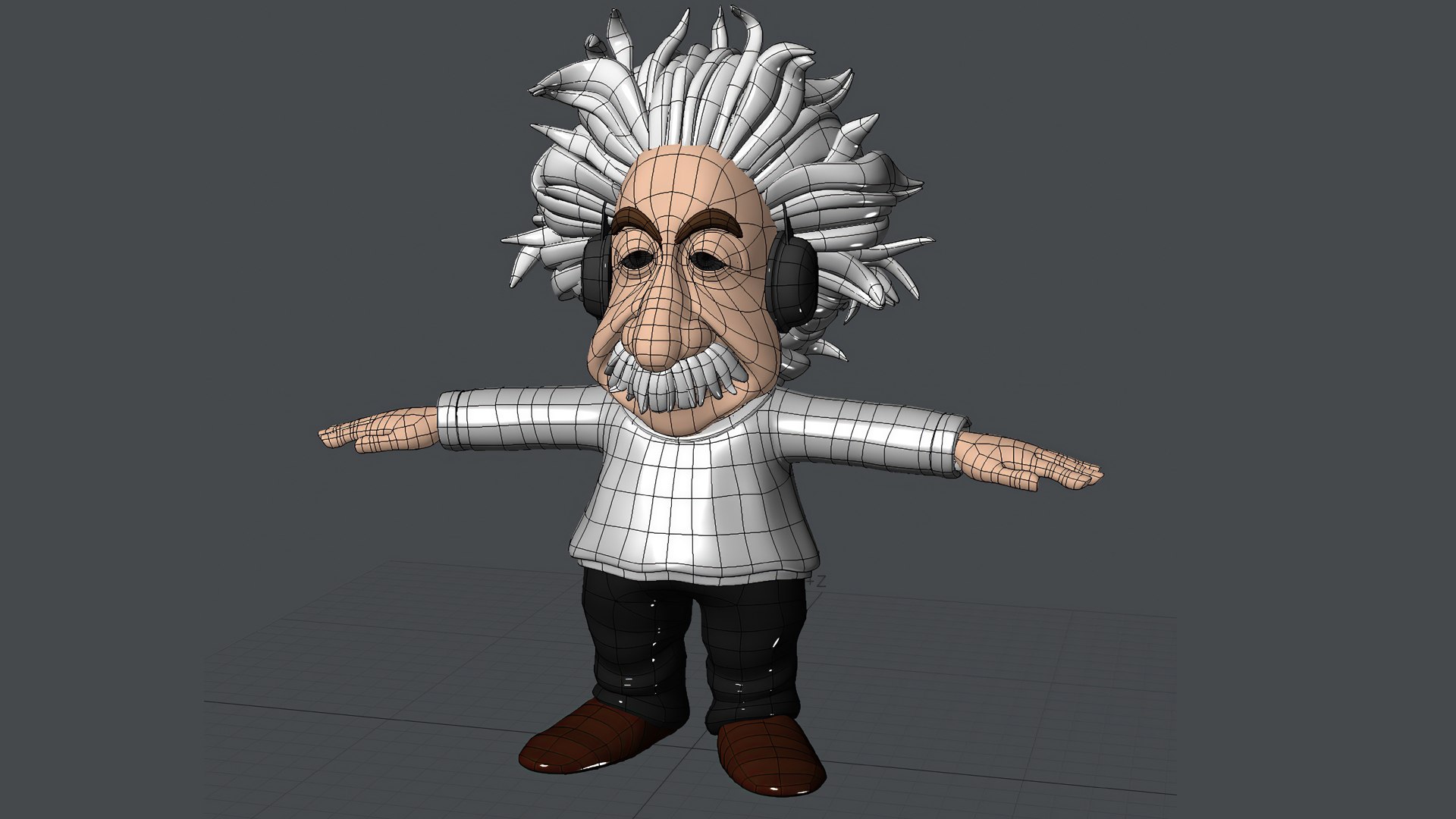 Einstein 3D model - TurboSquid 1676236