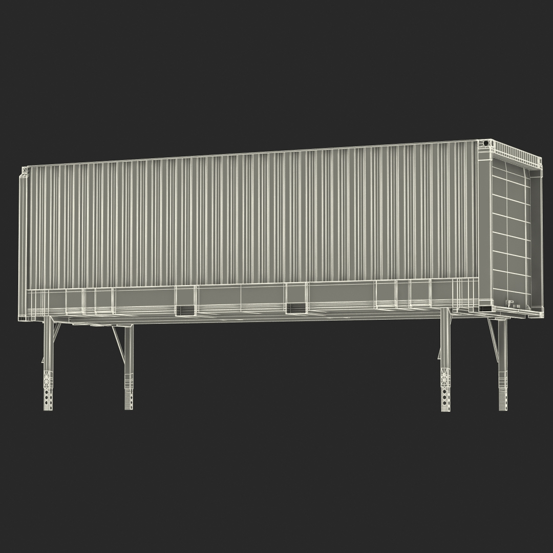 3d swap body container iso model