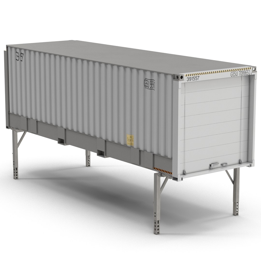 3d swap body container iso model