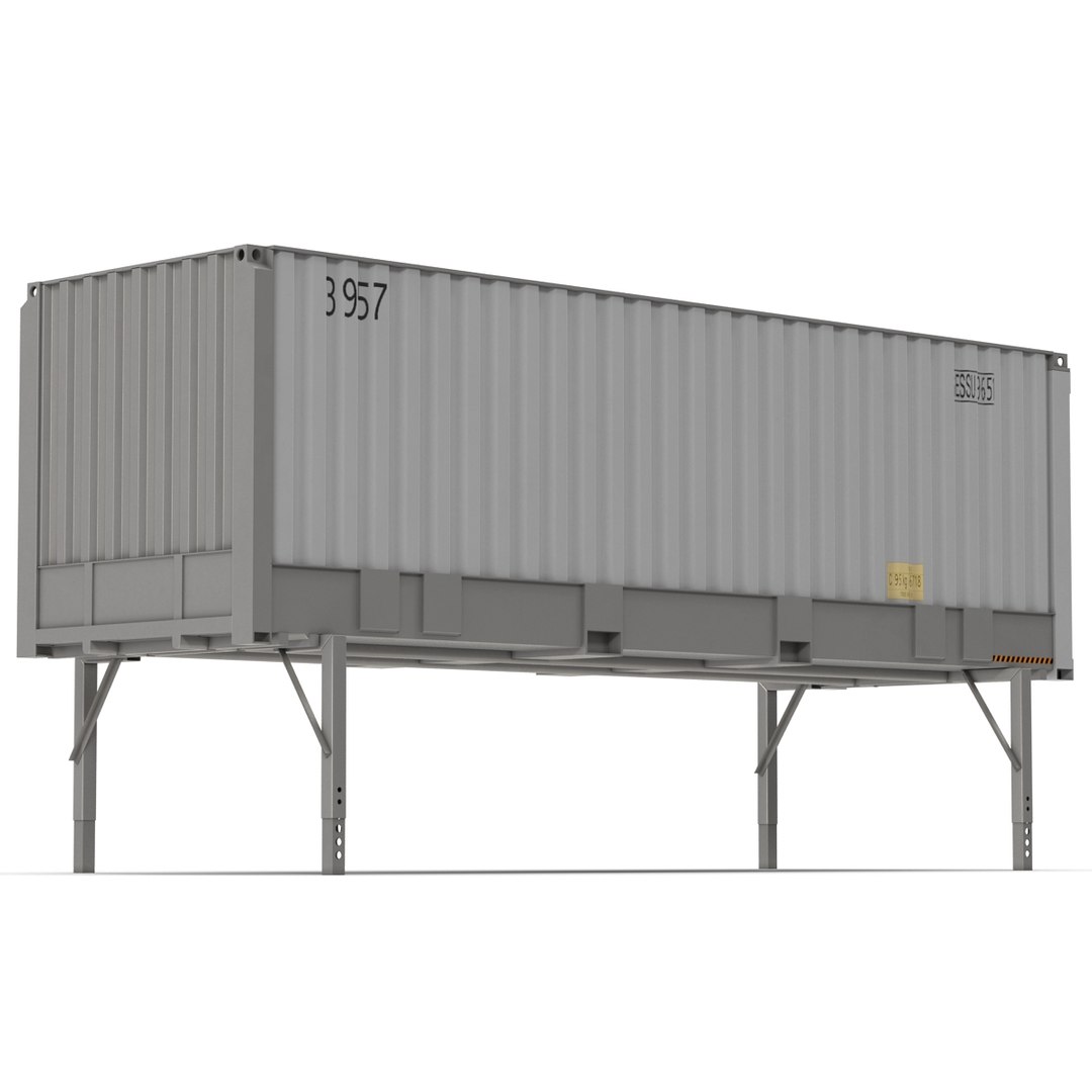 3d swap body container iso model