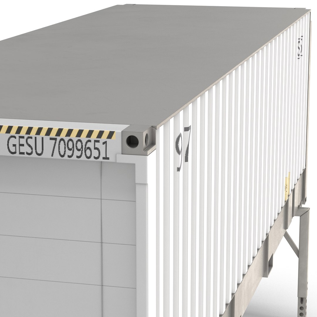 3d swap body container iso model