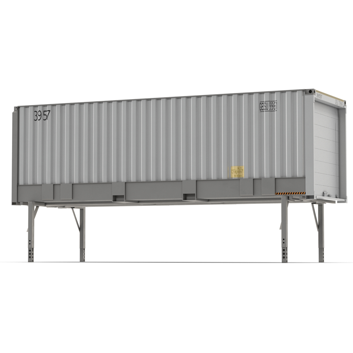 3d swap body container iso model
