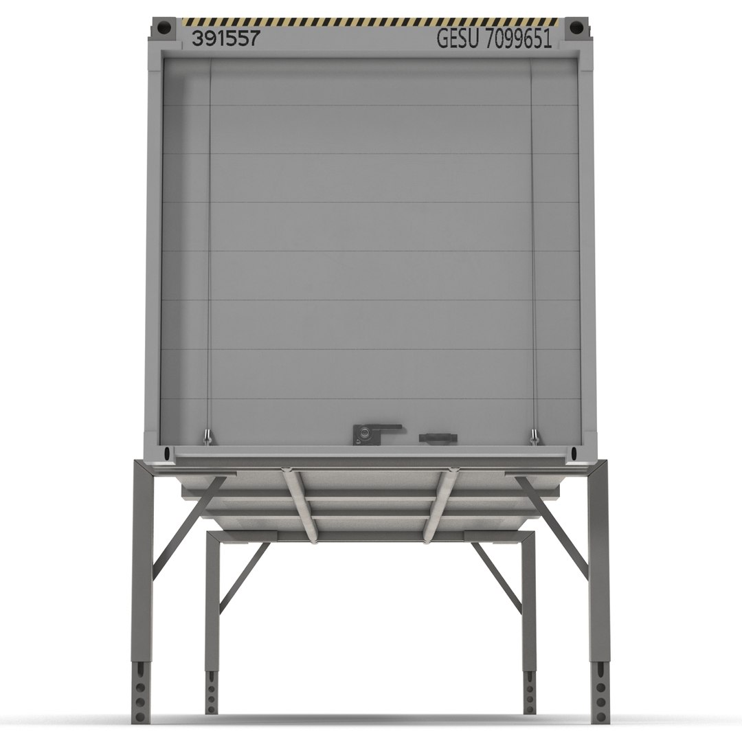 3d swap body container iso model