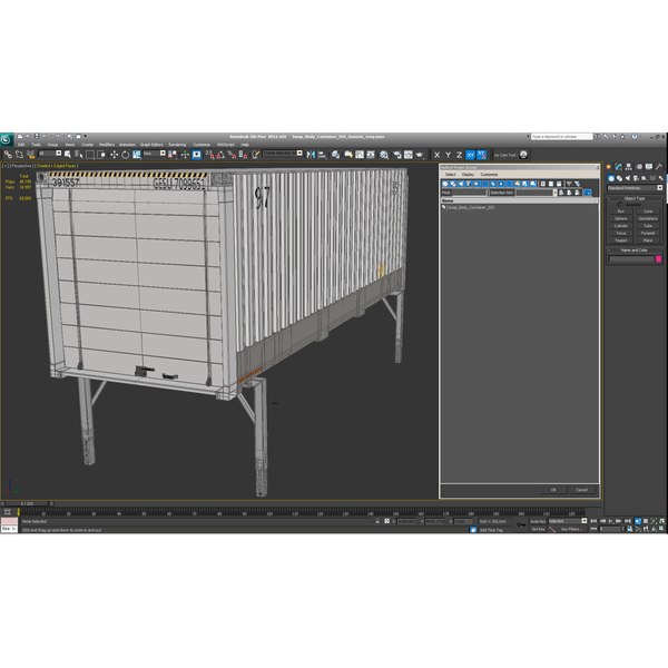 3d swap body container iso model