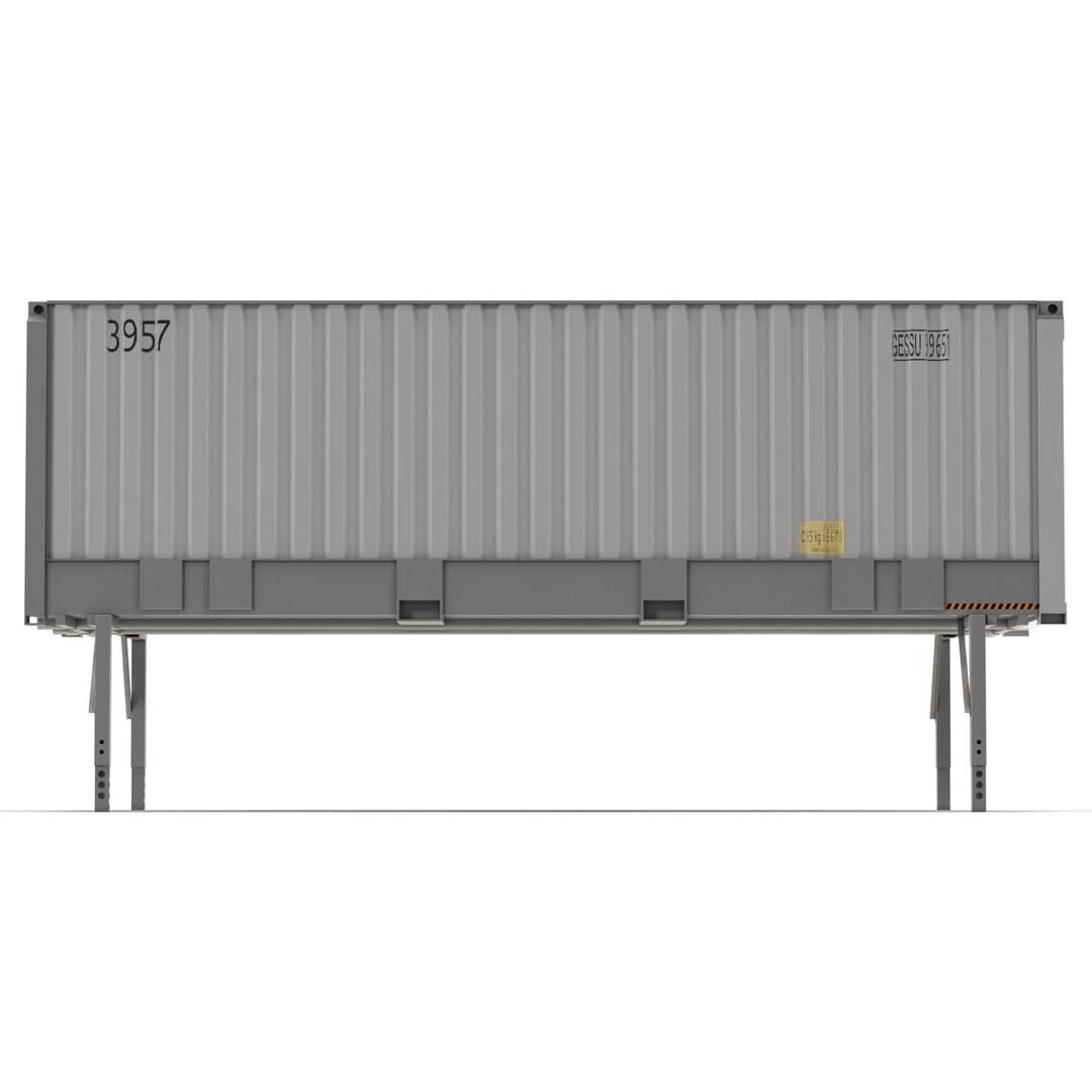 3d swap body container iso model