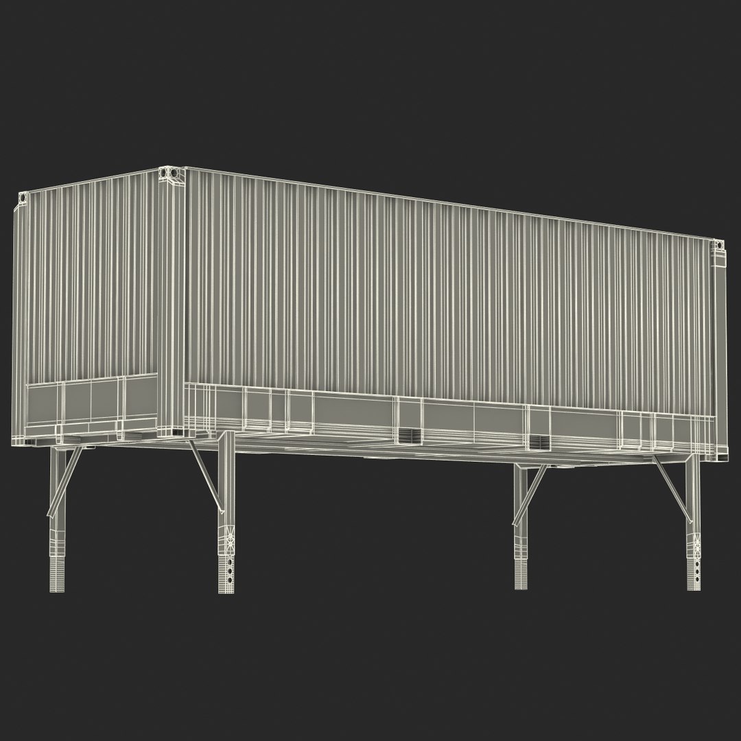 3d swap body container iso model