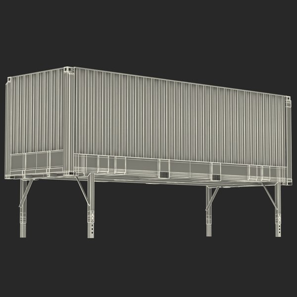 3d swap body container iso model