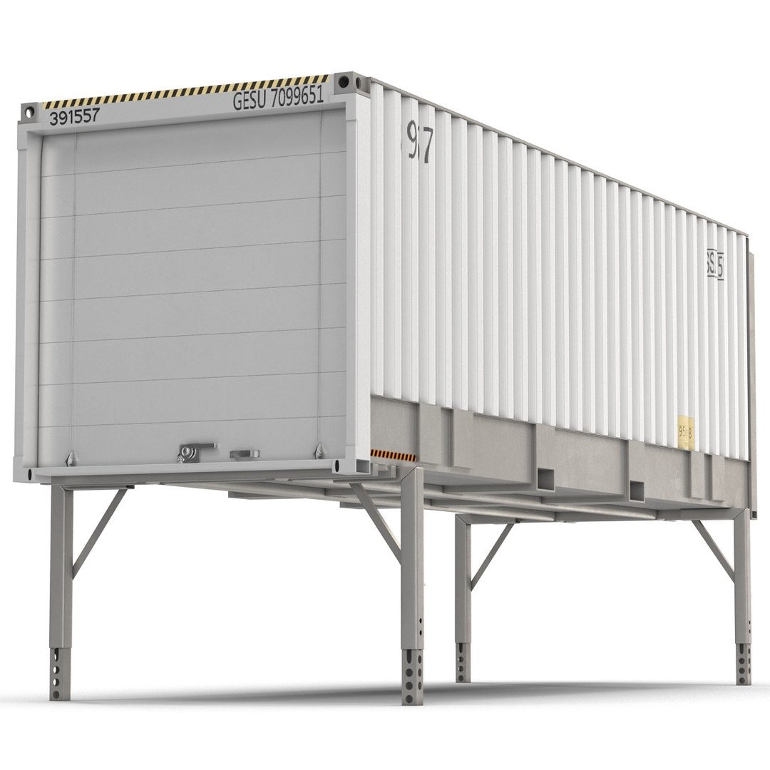 3d swap body container iso model