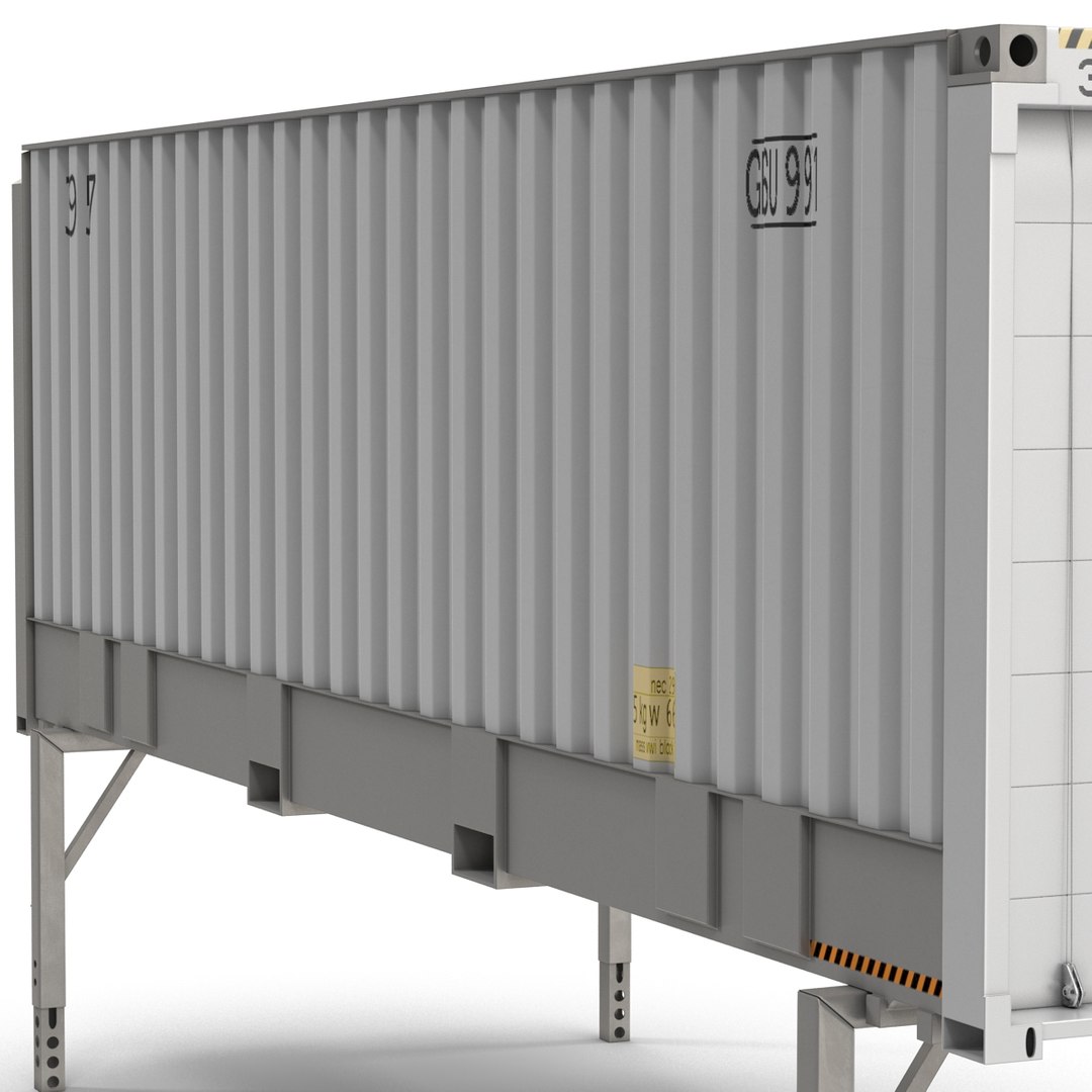 3d swap body container iso model
