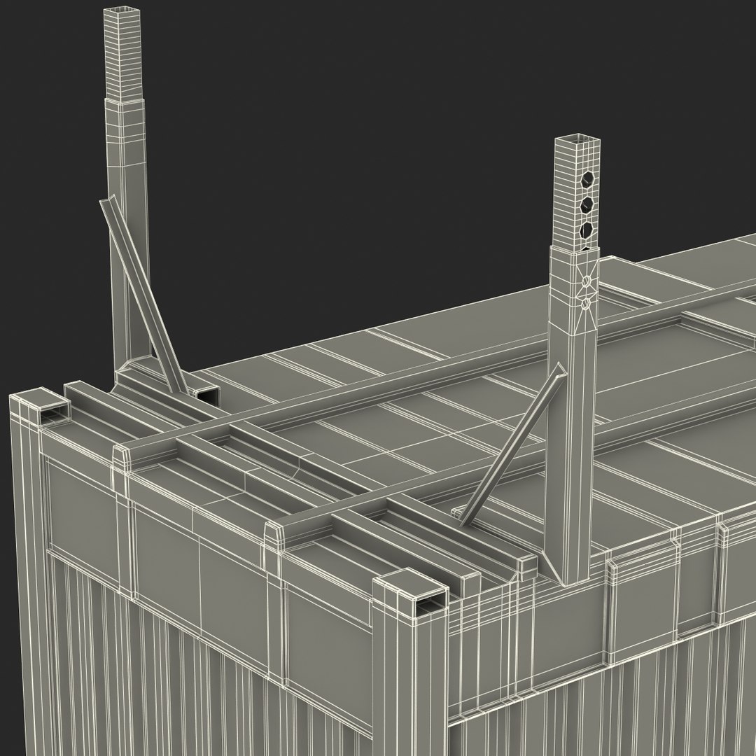 3d swap body container iso model