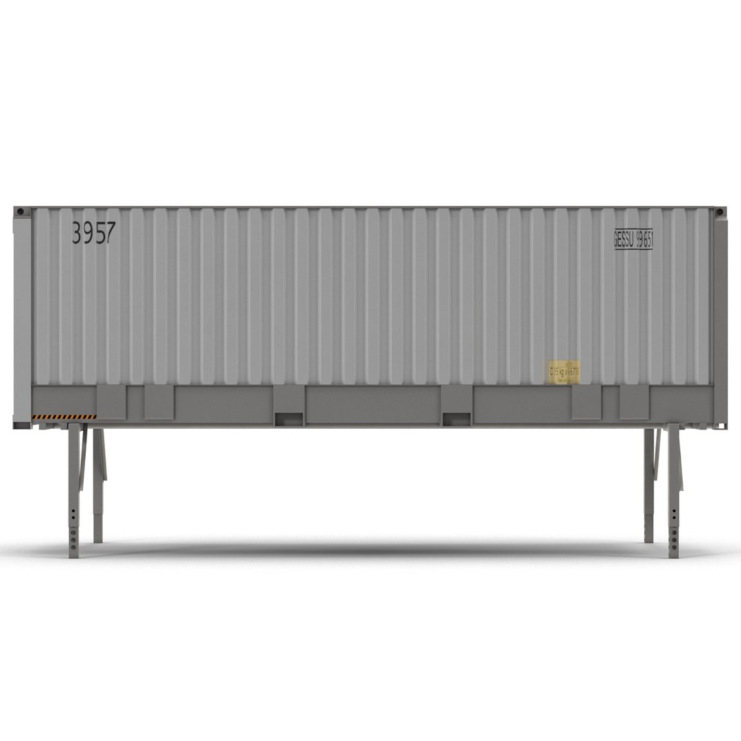 3d swap body container iso model