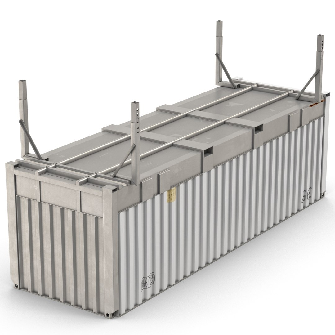 3d swap body container iso model