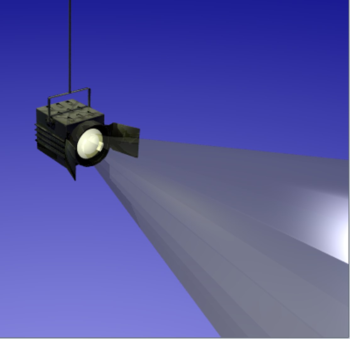 3d Model Spotlight Spot Light