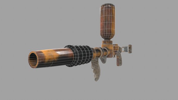 3d flamethrower flame model