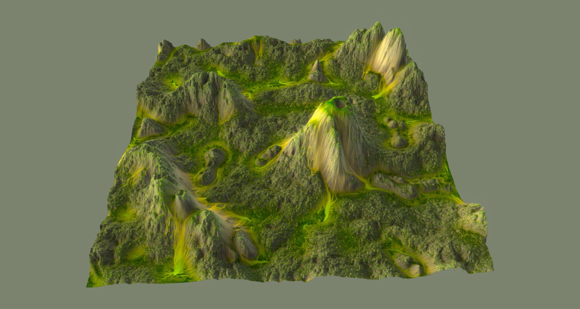 3D Terrain - TurboSquid 1302888