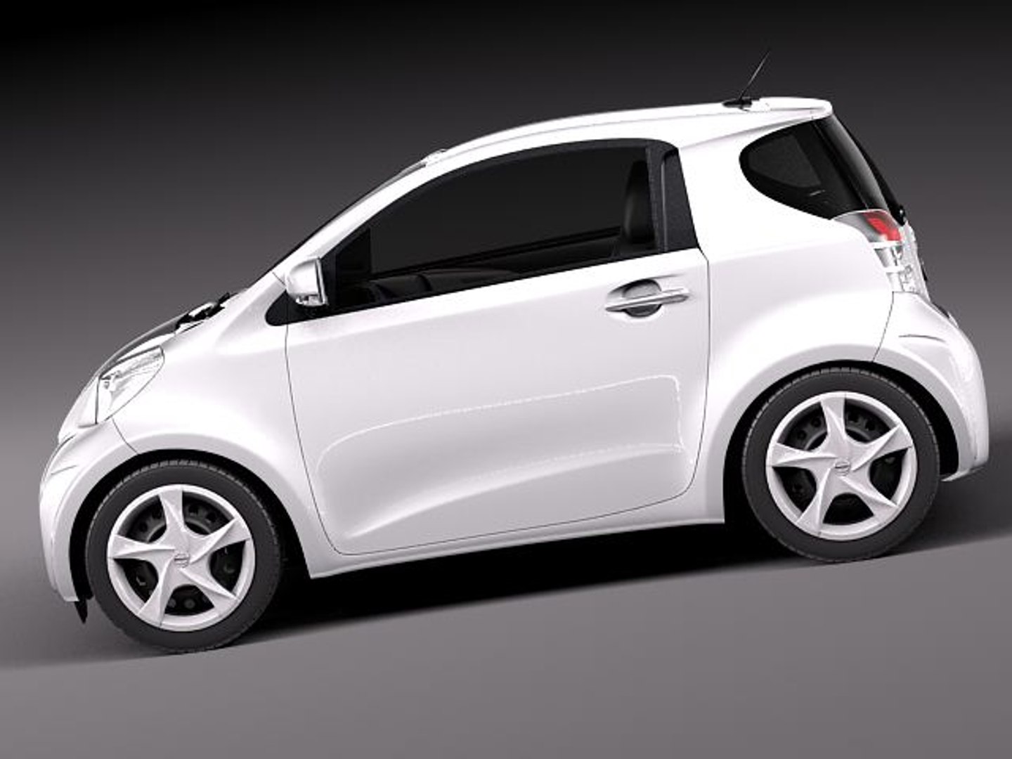 3d Model Of Scion Iq 2012 Car