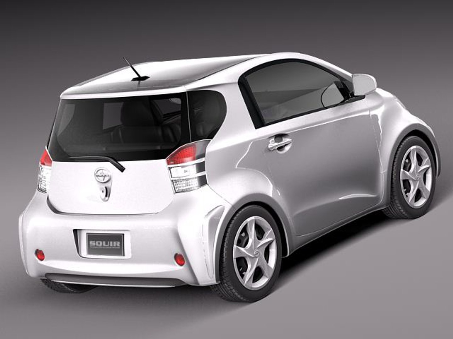 3d Model Of Scion Iq 2012 Car