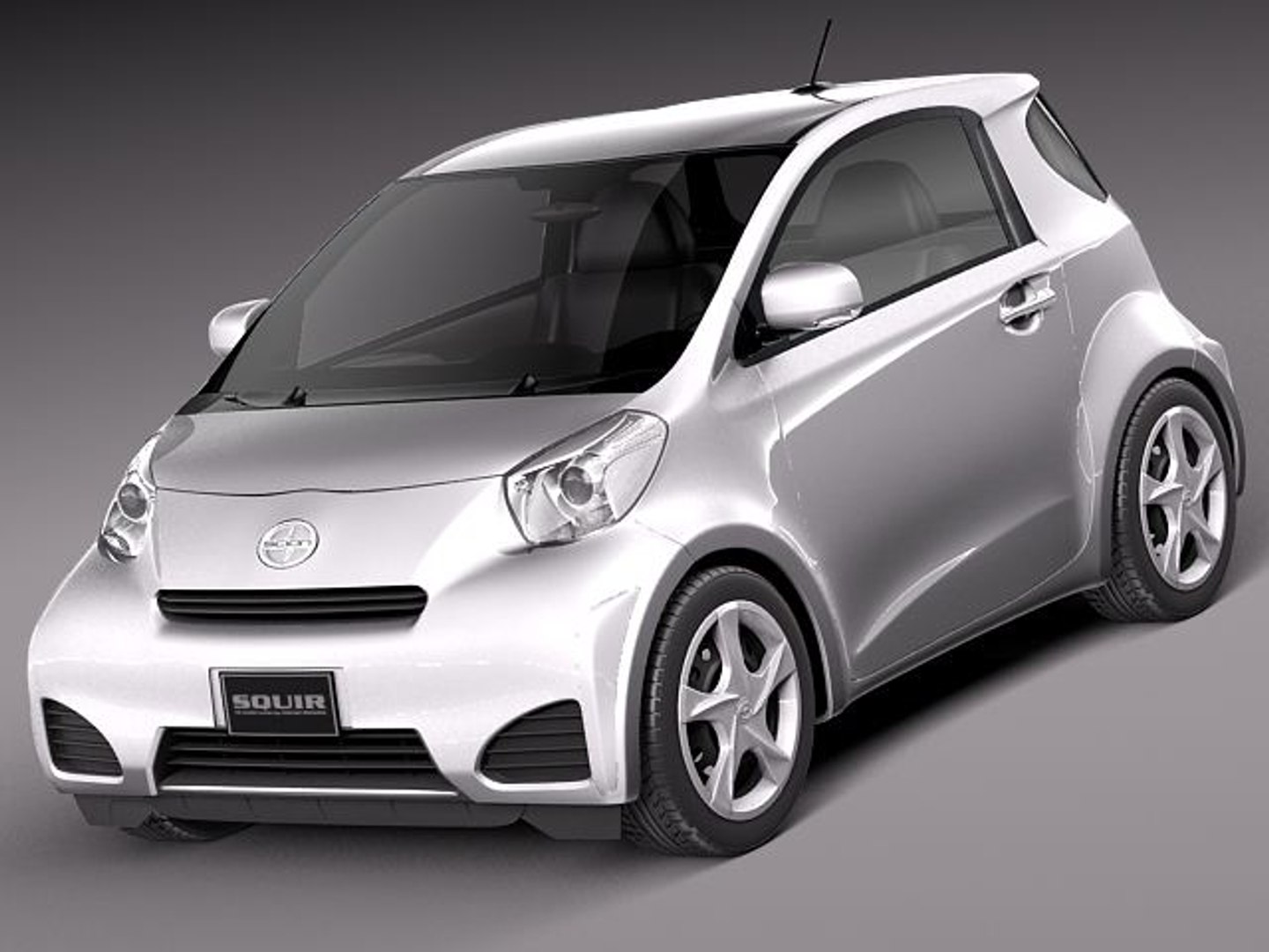 3d Model Of Scion Iq 2012 Car